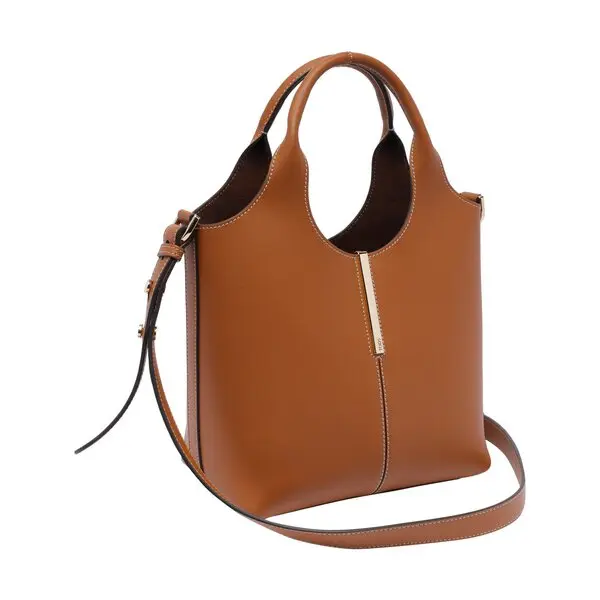 TOD'S Mini Shopping Tote Bag - Brown