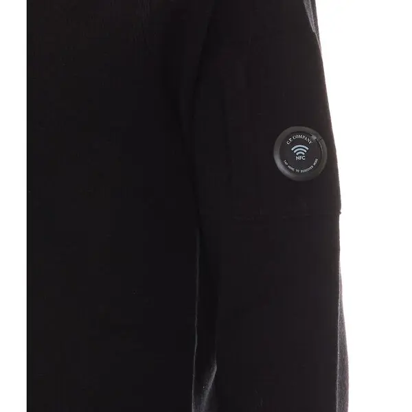 C.P. COMPANY Lens Knitted Hoodie