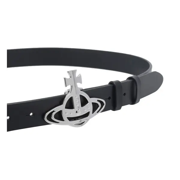 VIVIENNE WESTWOOD Orb Buckle Leather Belt