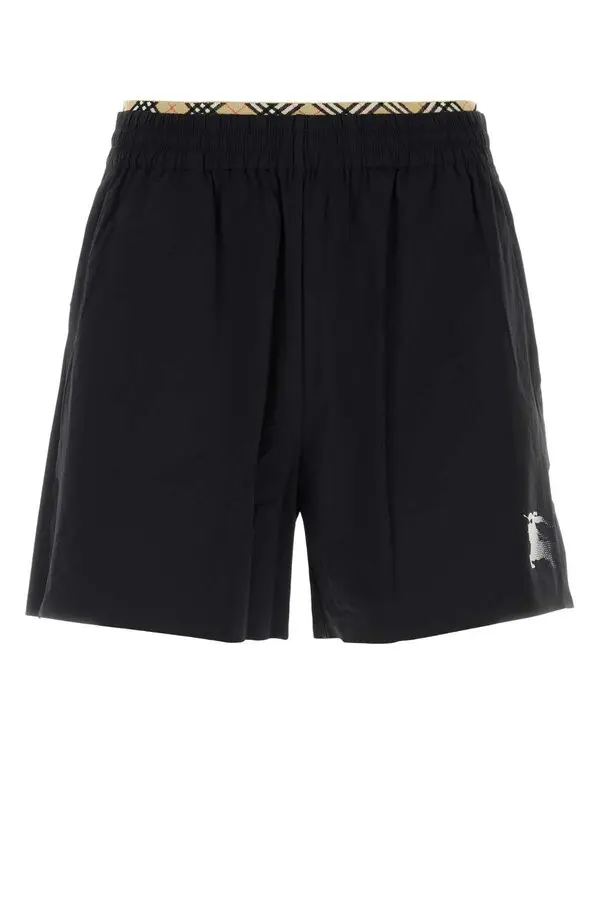 Burberry Stretch Nylon Bermuda Shorts - Black