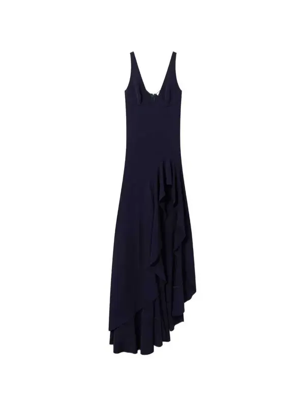 Stella McCartney Asymmetric Ruffle Dress - Blue