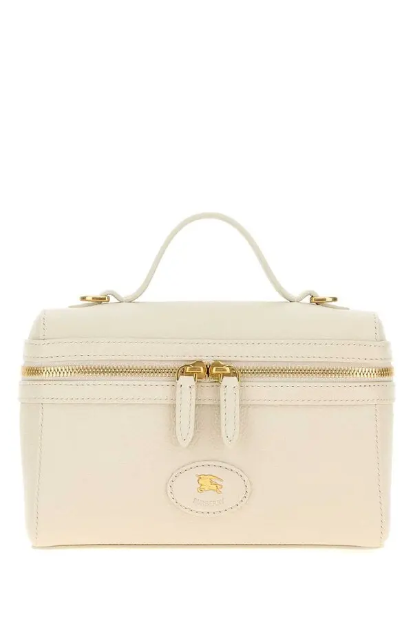 Burberry Ivory Leather Bloomsbury Handbag