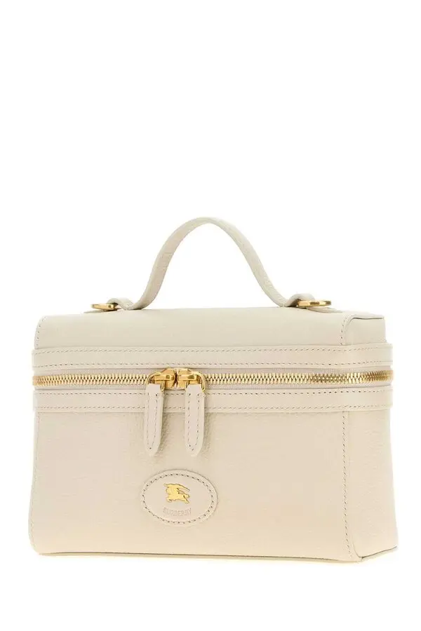 Burberry Ivory Leather Bloomsbury Handbag