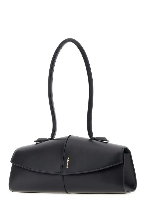 JIL SANDER Leather Shoulder Bag - Blue