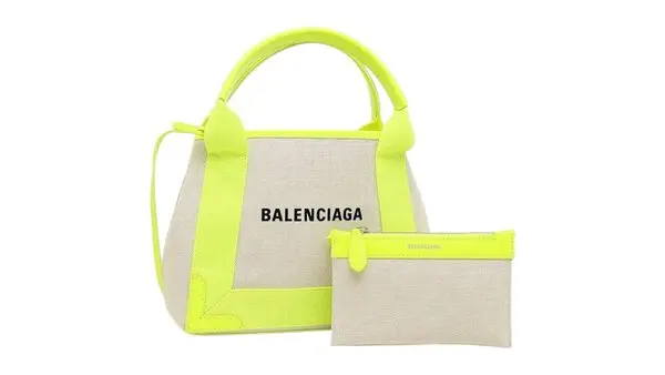 Balenciaga Navy Cabas Xs Tote Bag