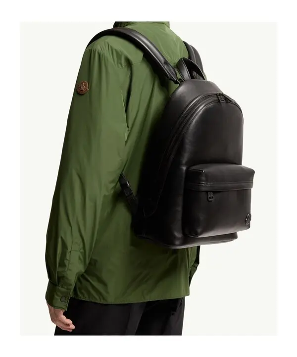 Moncler Carlo Leather Backpack
