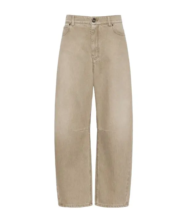 Max Mara Barrel-leg Denim Jeans
