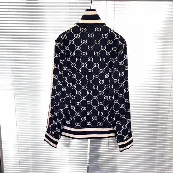 Gucci Gg Jacquard Cotton Jacket