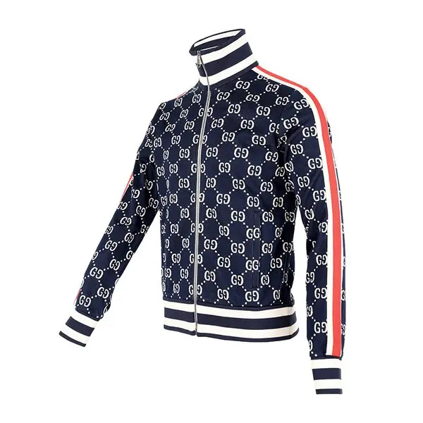 Gucci Gg Jacquard Cotton Jacket