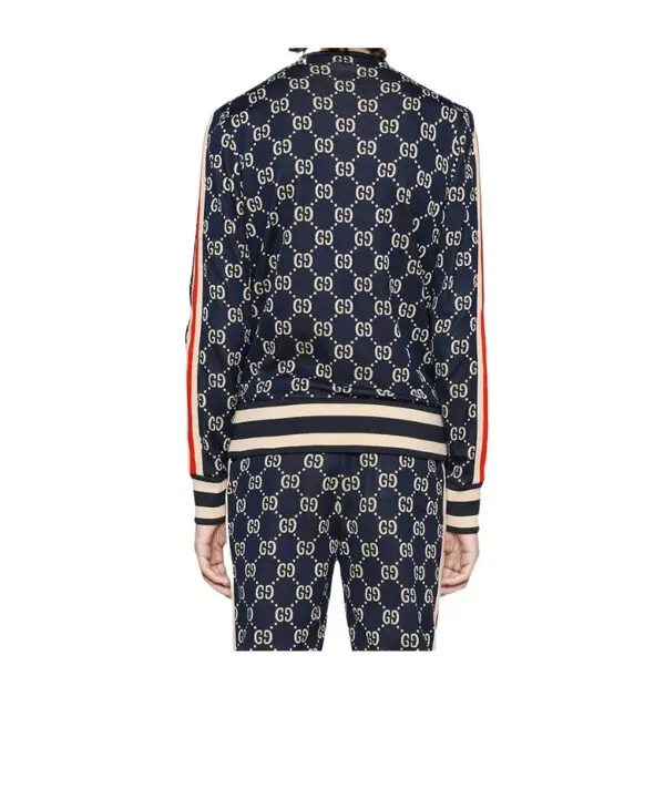 Gucci Gg Jacquard Cotton Jacket