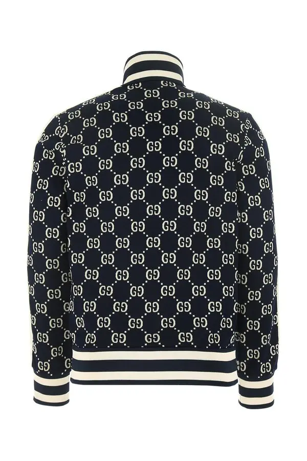Gucci Gg Jacquard Cotton Jacket