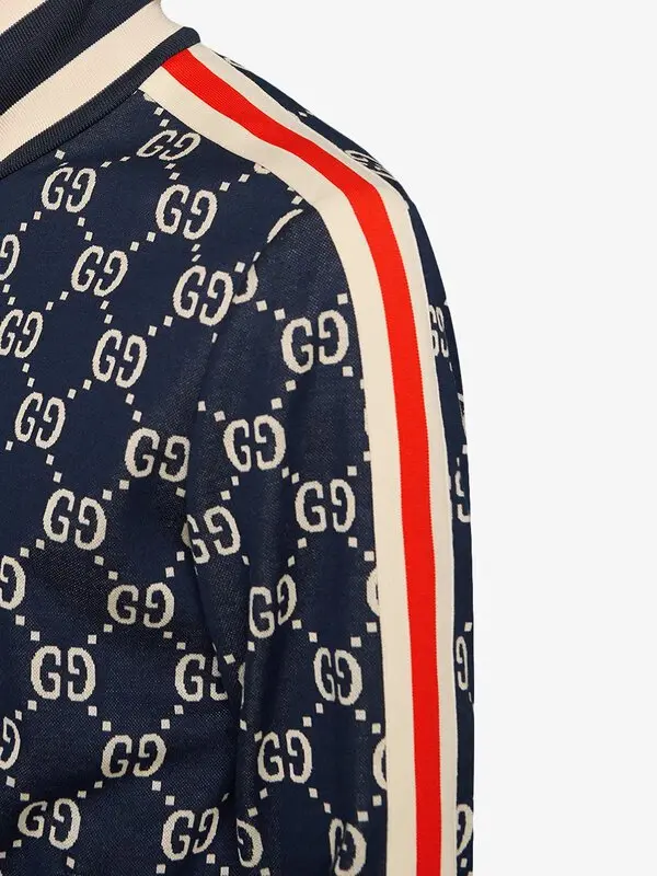 Gucci Gg Jacquard Cotton Jacket