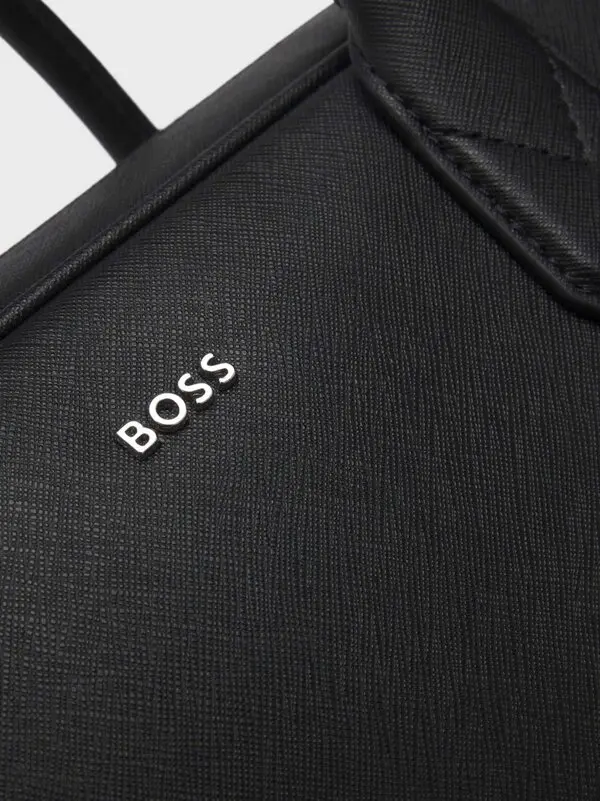 Hugo Boss Grained Document Case With Logo Lettering