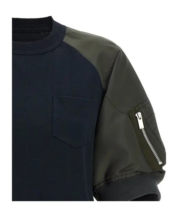 Sacai Crew-neck Short-sleeve Shirt