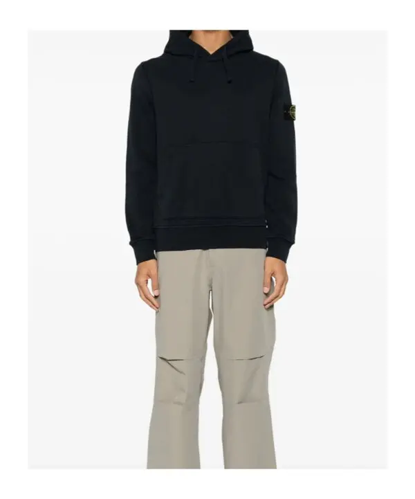 Stone Island Logo Patch Hoodie