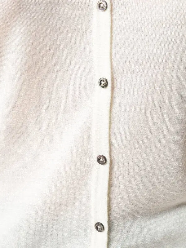 Lela Rose Button Fitted Cardigan