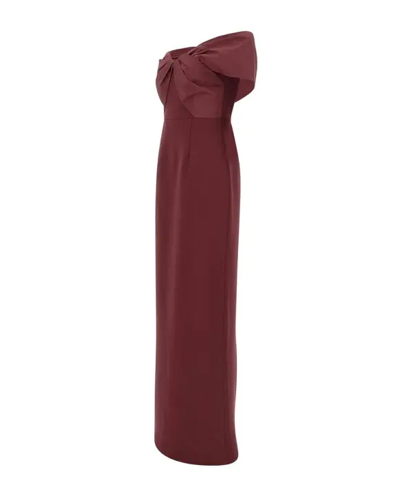 Rebecca Vallance Cava Long Off-shoulder Dress