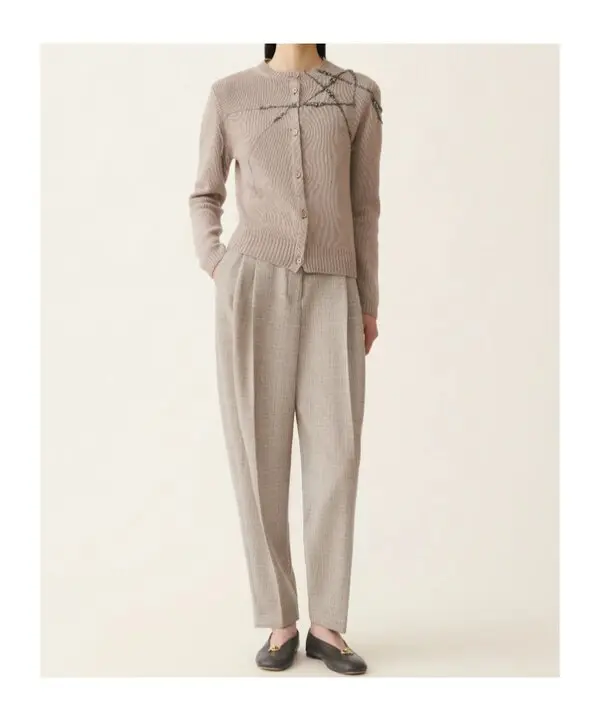 Fabiana Filippi Crystal-embellished Embroidered Cardigan