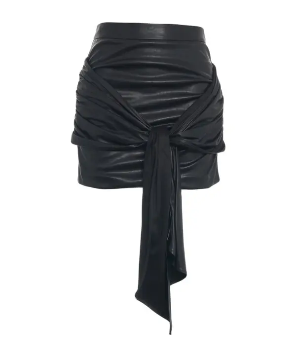 Elisabetta Franchi Zip Detailed Ruched Skirt