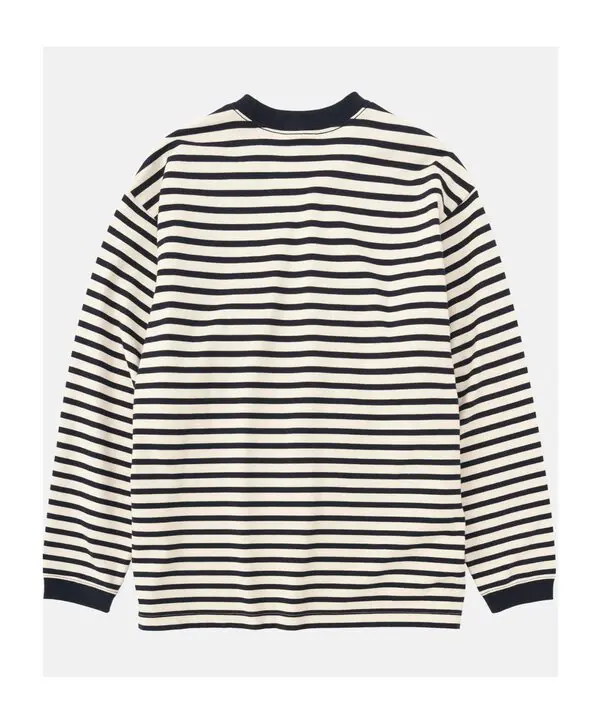AND WANDER Striped Long-sleeved T-shirt