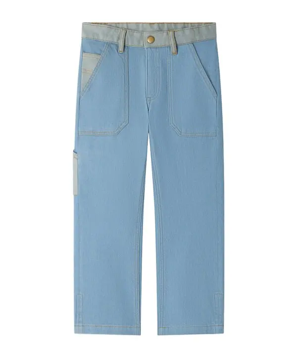Bonpoint Wide-leg Jeans - Blue-gray