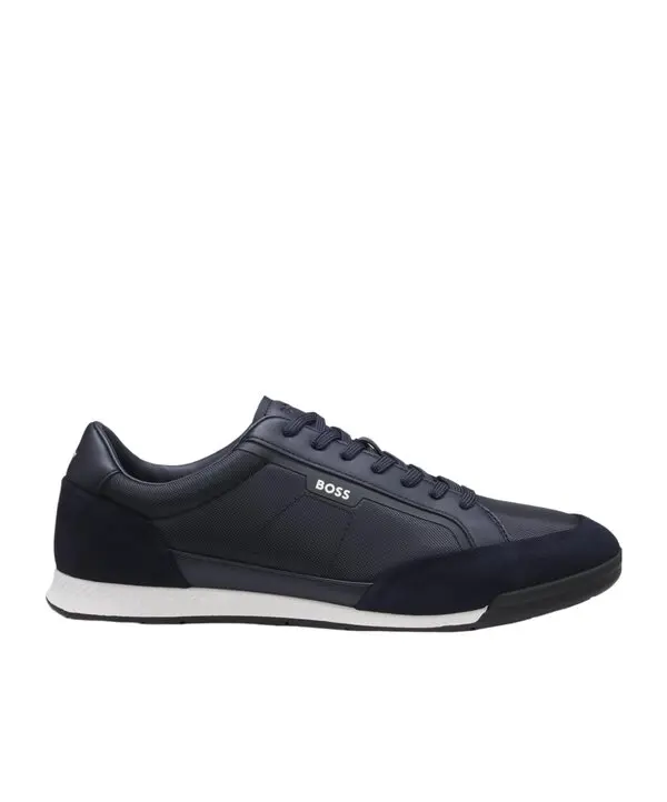 Hugo Boss Lace-up Sneakers - Dark Blue