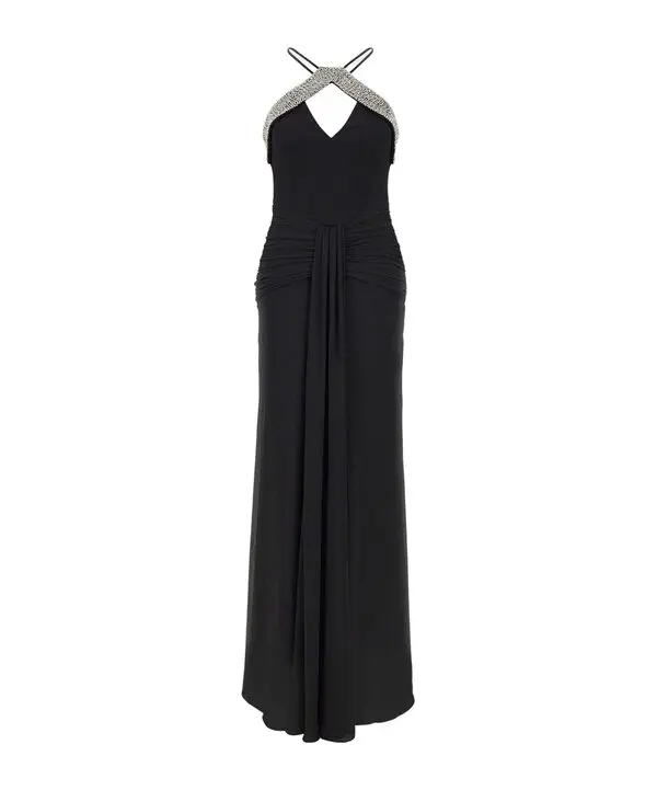 Rebecca Vallance Astros Embellished Gown - Black