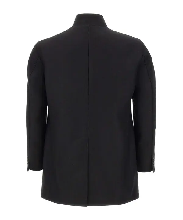 Tagliatore Long-sleeve Jacket With Stand Collar