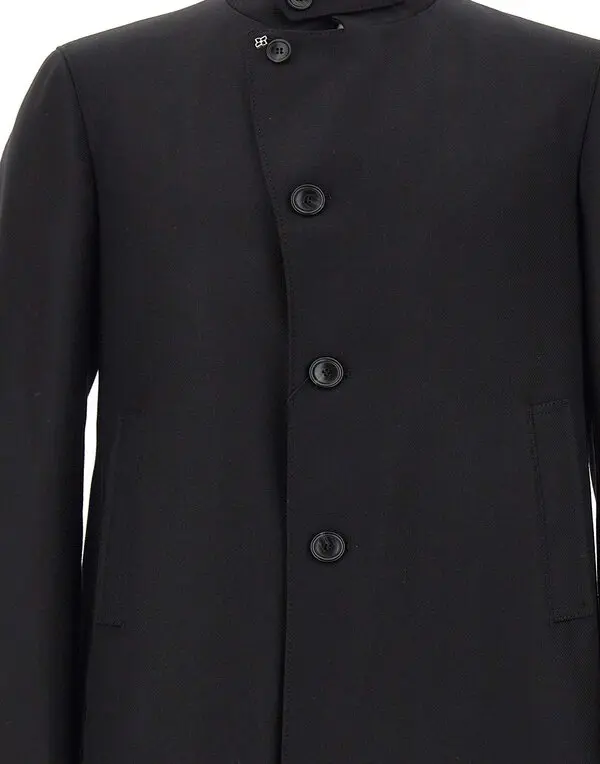 Tagliatore Long-sleeve Jacket With Stand Collar