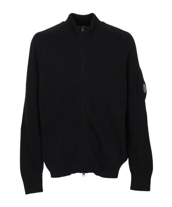 C.P. COMPANY Zip-up Ribbed Cardigan