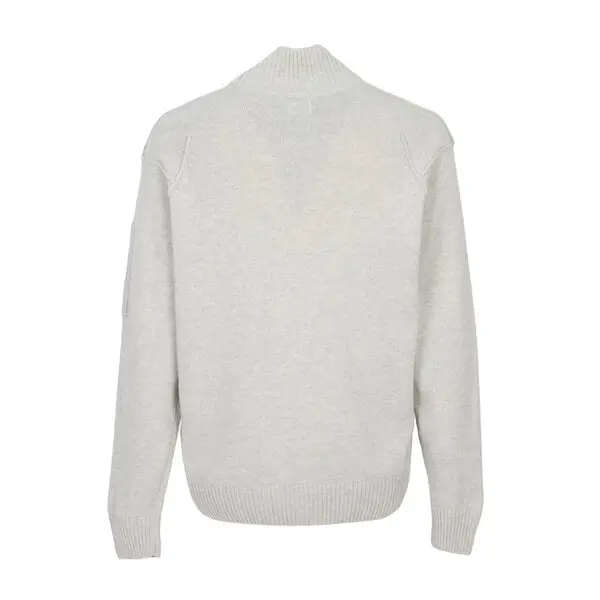C.P. COMPANY Zip-up Cardigan With Ribbed Hem