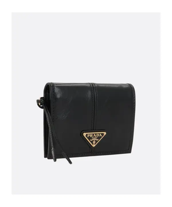 Prada Triangle-logo Bi-fold Wallet