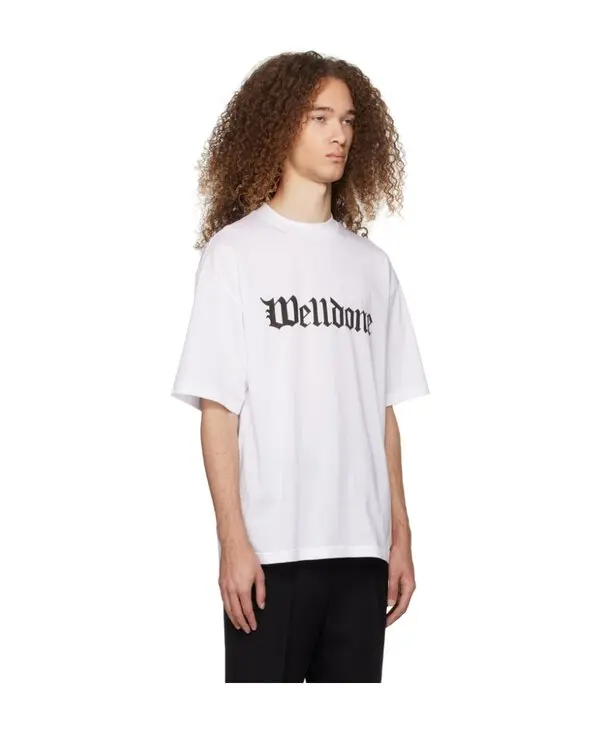 We11Done Logo-print Cotton T-shirt