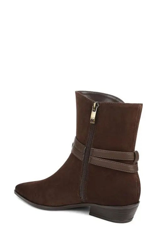Naturalizer Boden Buckled Ankle Boot - Chocolate Suede