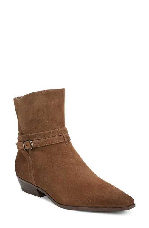 Naturalizer Boden Buckled Ankle Boot - Smoked Maple Suede