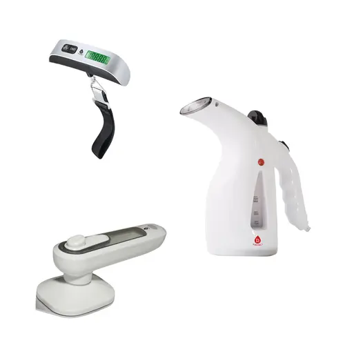 PURSONIC Travel Essentials Bundle Digital Luggage Scale - White