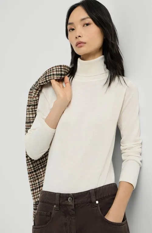 Brunello Cucinelli Cashmere And Silk Lightweight Turtleneck Sweater