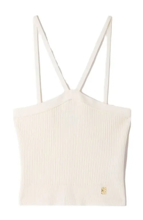 Sandro Short Ribbed Knit Top