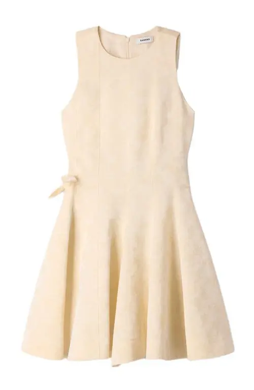 Sandro Short Floral Jacquard Dress