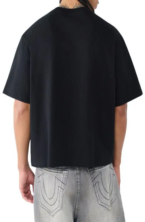 True Religion Graffiti Boxy Fit Cotton Graphic T-shirt