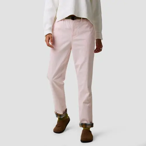 BACKCOUNTRY Venture Daily Flannel Lined Pant - Barely Pink