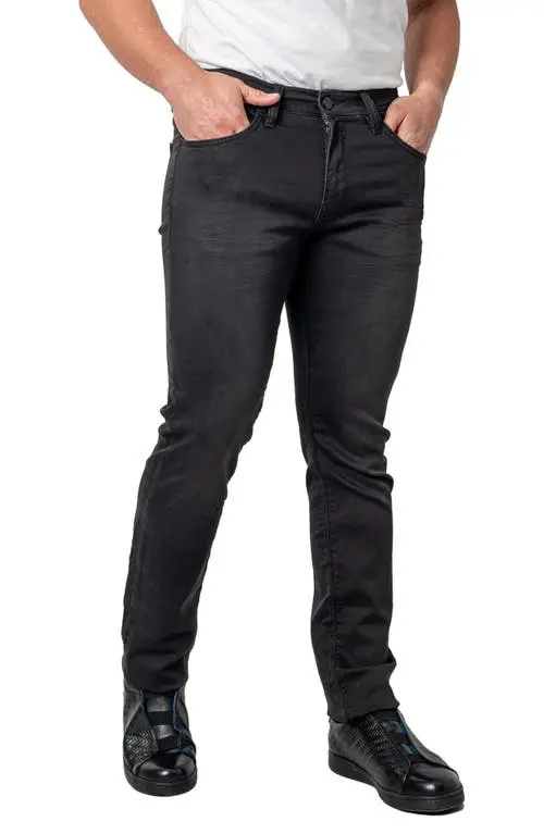 MACEOO Washed Straight Leg Jeans