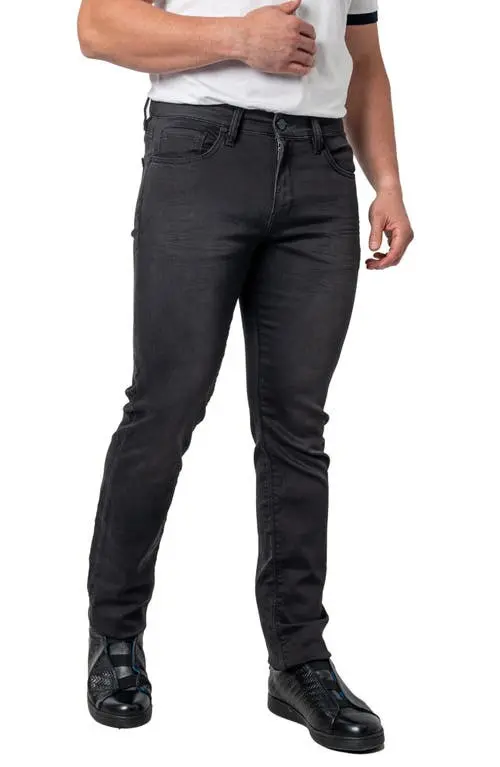 MACEOO Washed Straight Leg Jeans