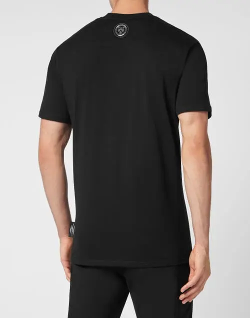PLEIN SPORT T-shirt Round Neck Ss Carbon Tiger