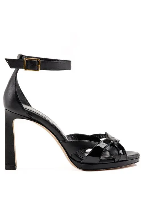 ELIZEE Rhea Sandal Leather Platform Heels