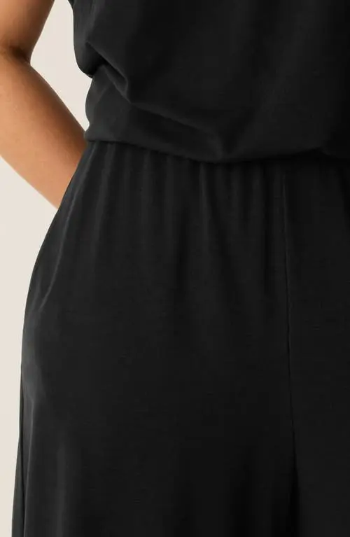 Eileen Fisher Flared Jersey Shorts With Elastic Waist