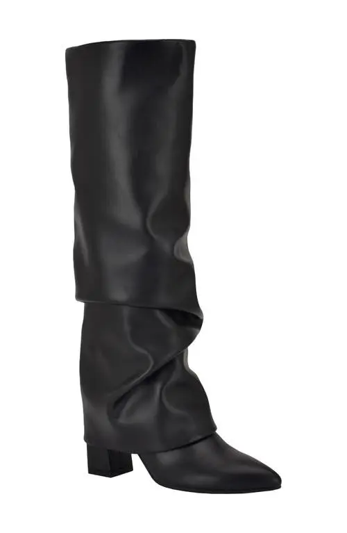 Guess Geima Pointed Toe Slouch Foldover Boot