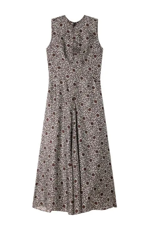 Sandro Daisy Print Maxi Dress