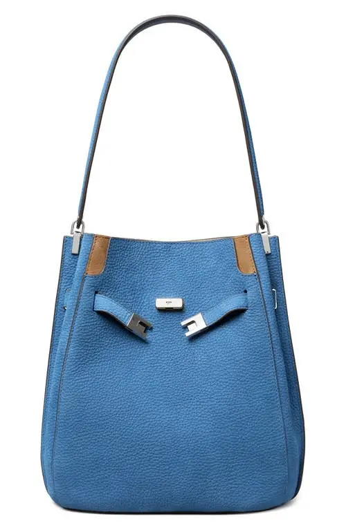 Tory Burch Lee Radziwill Nubuck Bucket Bag