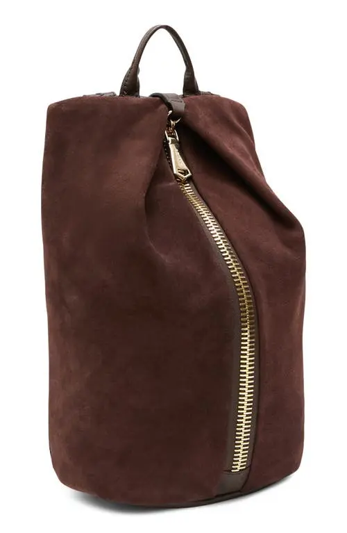 AIMEE Tamitha Leather Backpack - Fudge Suede